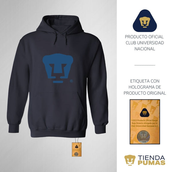 Sudadera Mujer Hoodie Pumas UNAM Azul Logo Vinil – Tienda Pumas